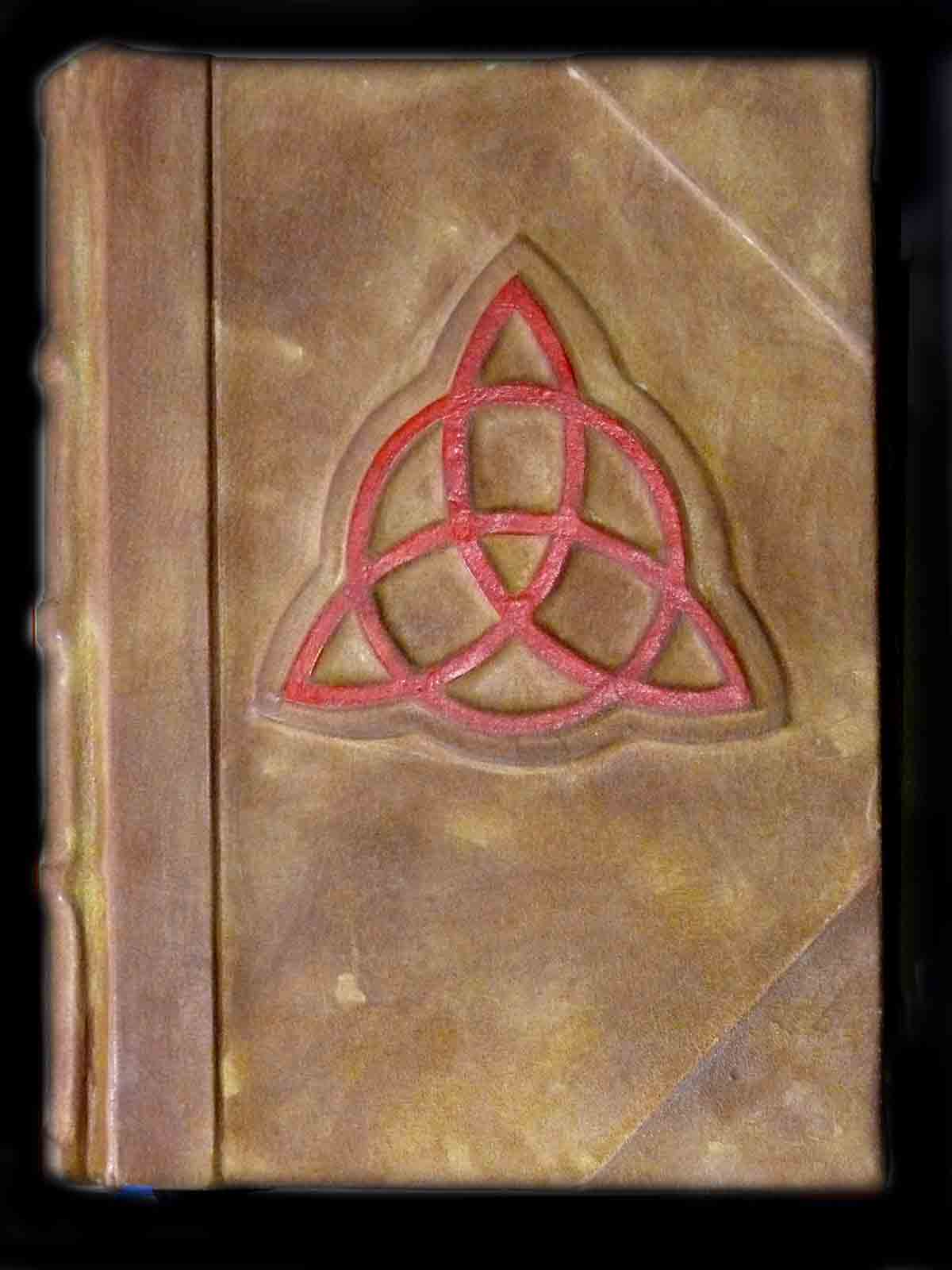 Charmed with Red Triquetra and Cover hand dyed secret Dragon's Blood ...